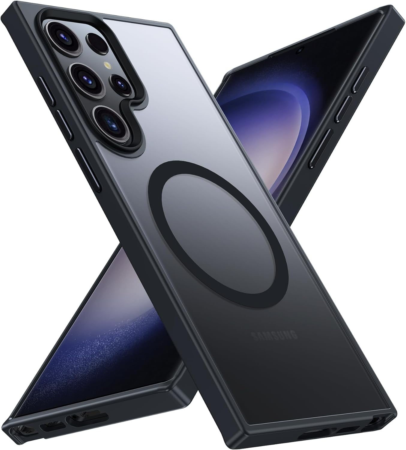 Entronix Phone Case Compatible with Magsafe for Samsung Galaxy S24 Ultra Magnetic Case, Heavy ...