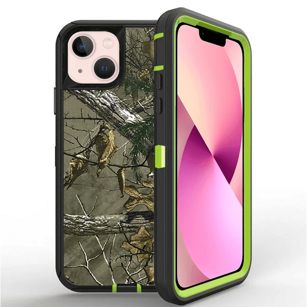 Entronix Heavy Duty Shockproof Cell Phone Case for iPhone 14 with Camo ...