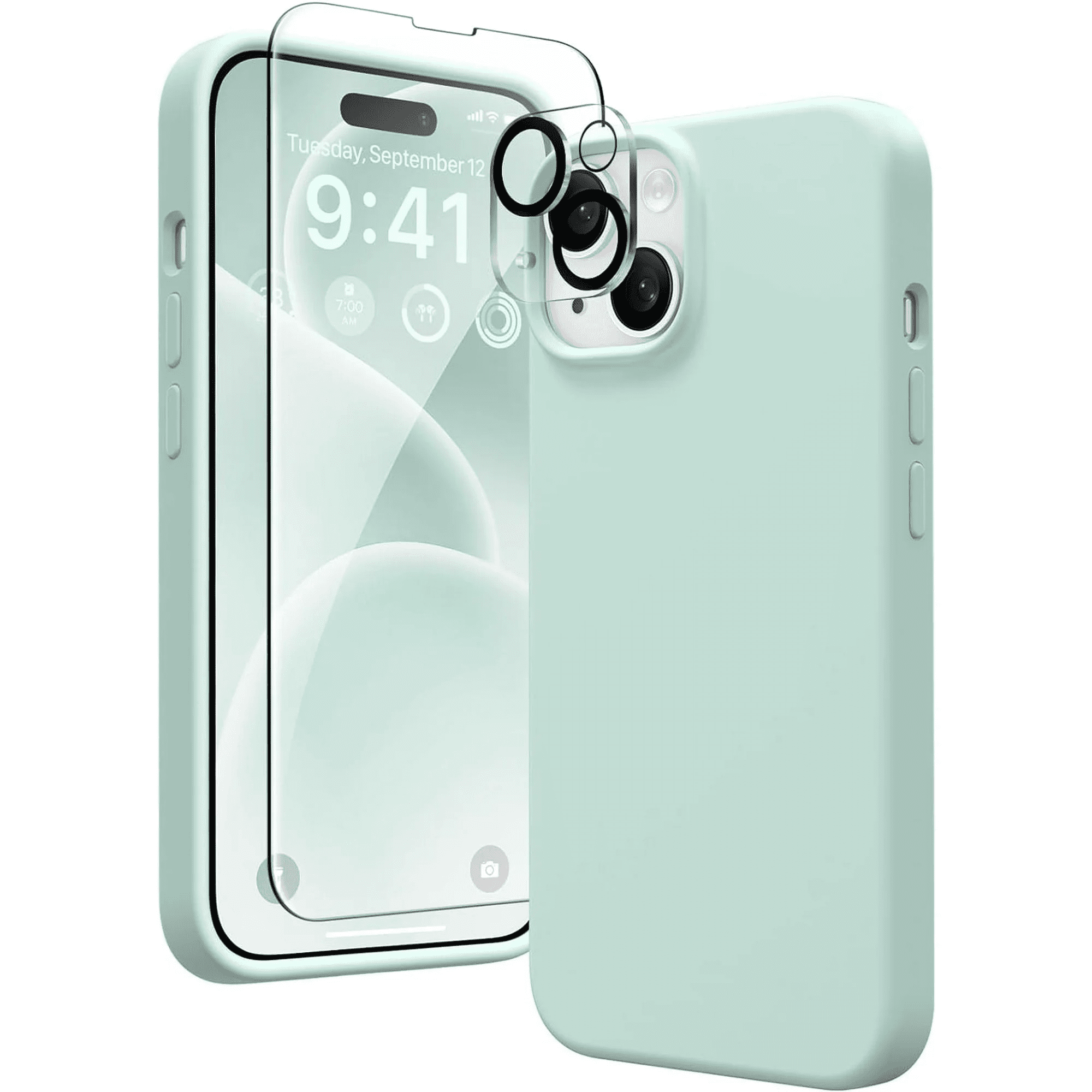 Entronix Shockproof Silicone Cell Phone Case for Apple iPhone iPhone 15 ...