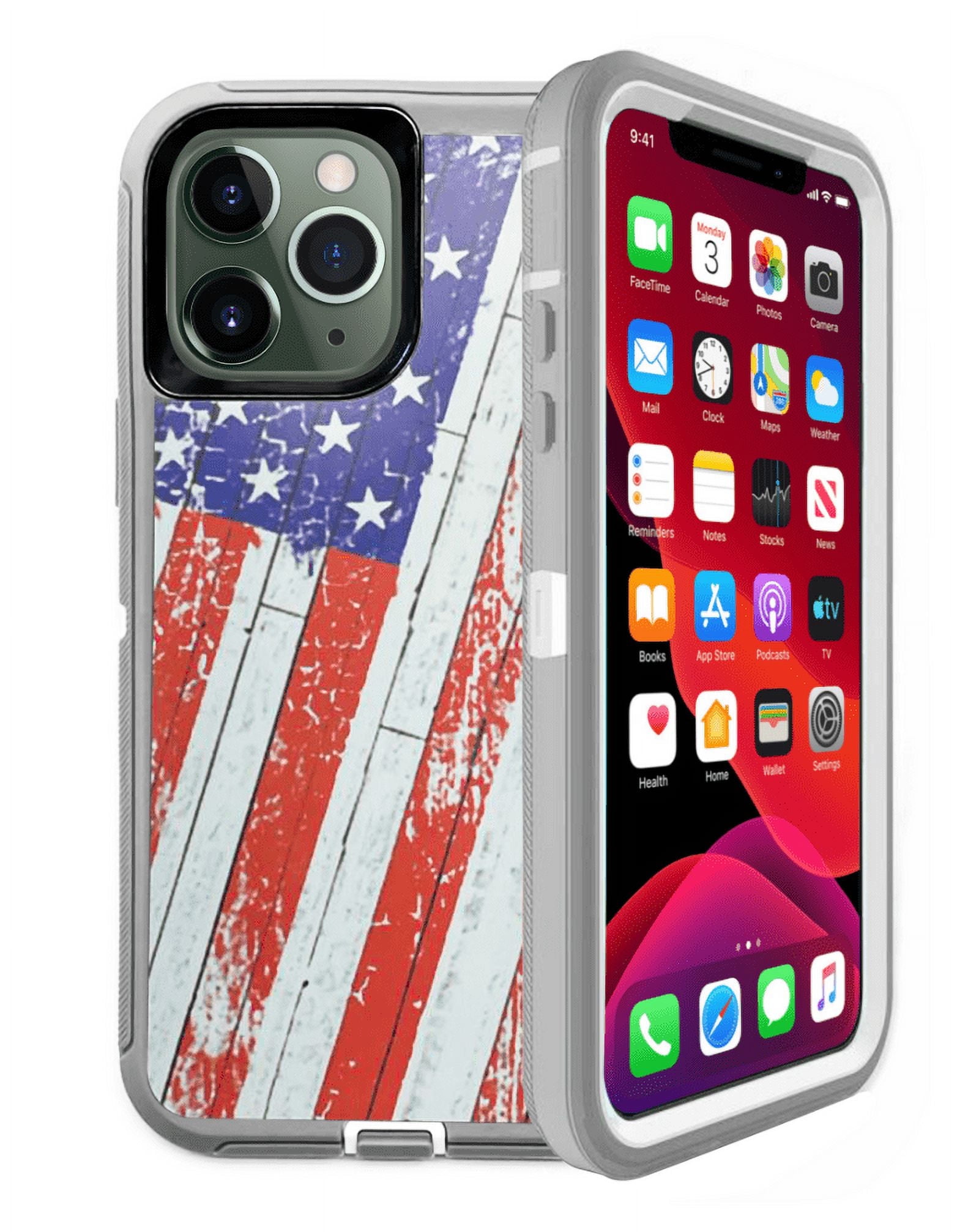Entronix Shockproof USA Flag Back Cover Cell Phone Case for Apple ...