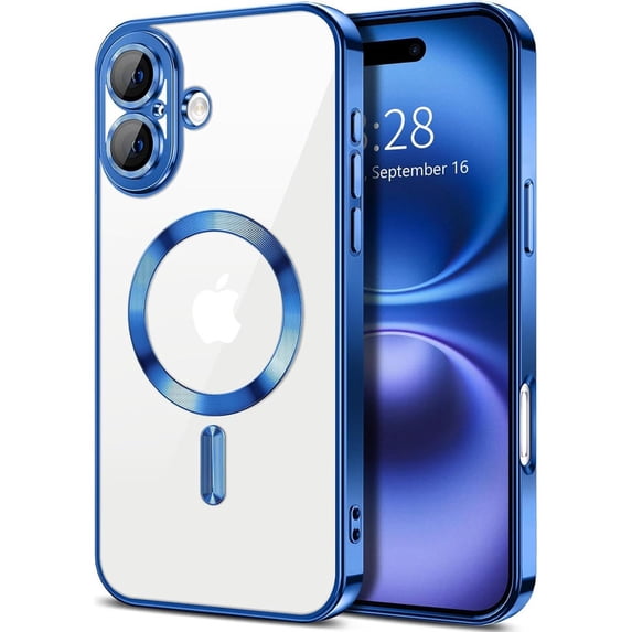Entronix Transparent Phone Case for iPhone 17, Magnetic Crystal Clear ...