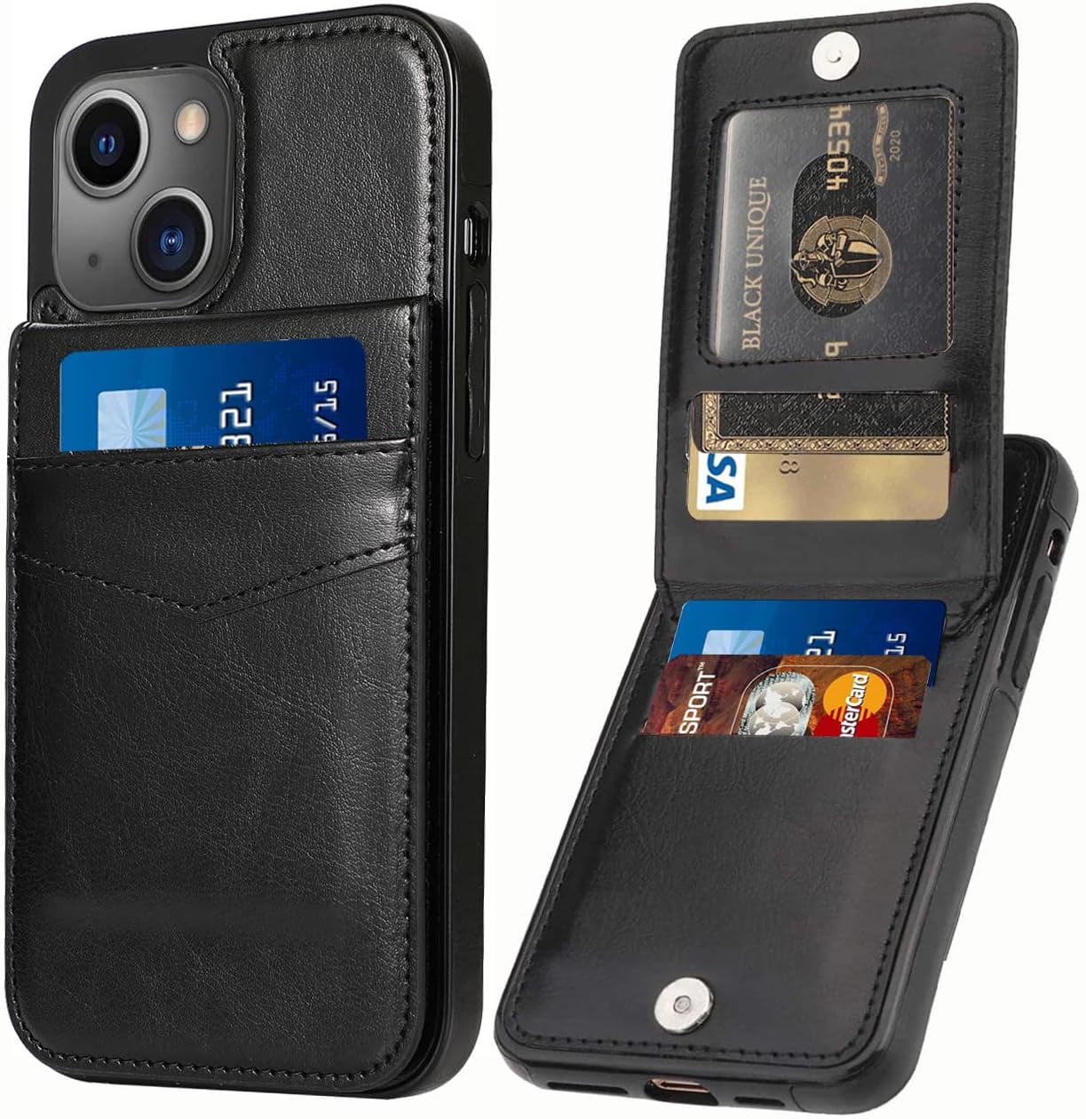 Entronix Wallet Case for Apple iPhone 15 Plus Leather Wallet Card ...