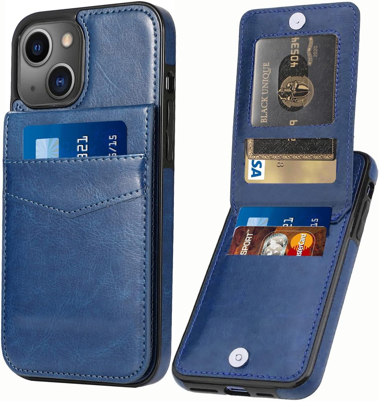 Entronix Wallet Case for Apple iPhone 15 Plus Leather Wallet Card ...