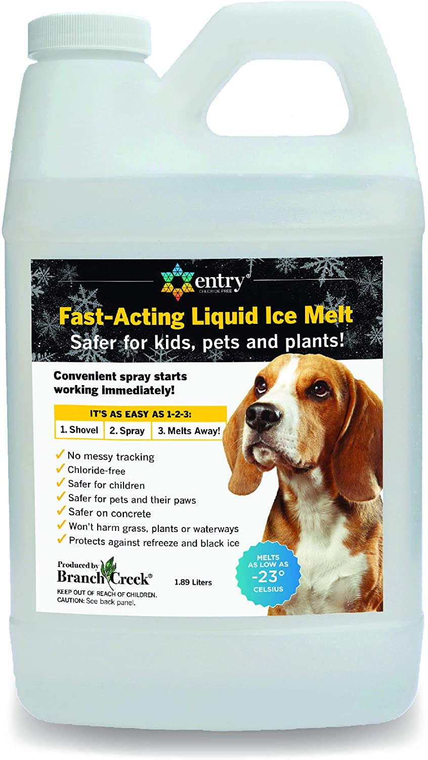 Entry Chloride Free Liquid Snow and Ice Melter (1/2 gal) - Walmart.com