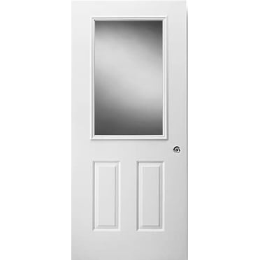 Yard & Home DIY Exterior White Door Jamb Frame Kit, Pine Wood, Primed ...