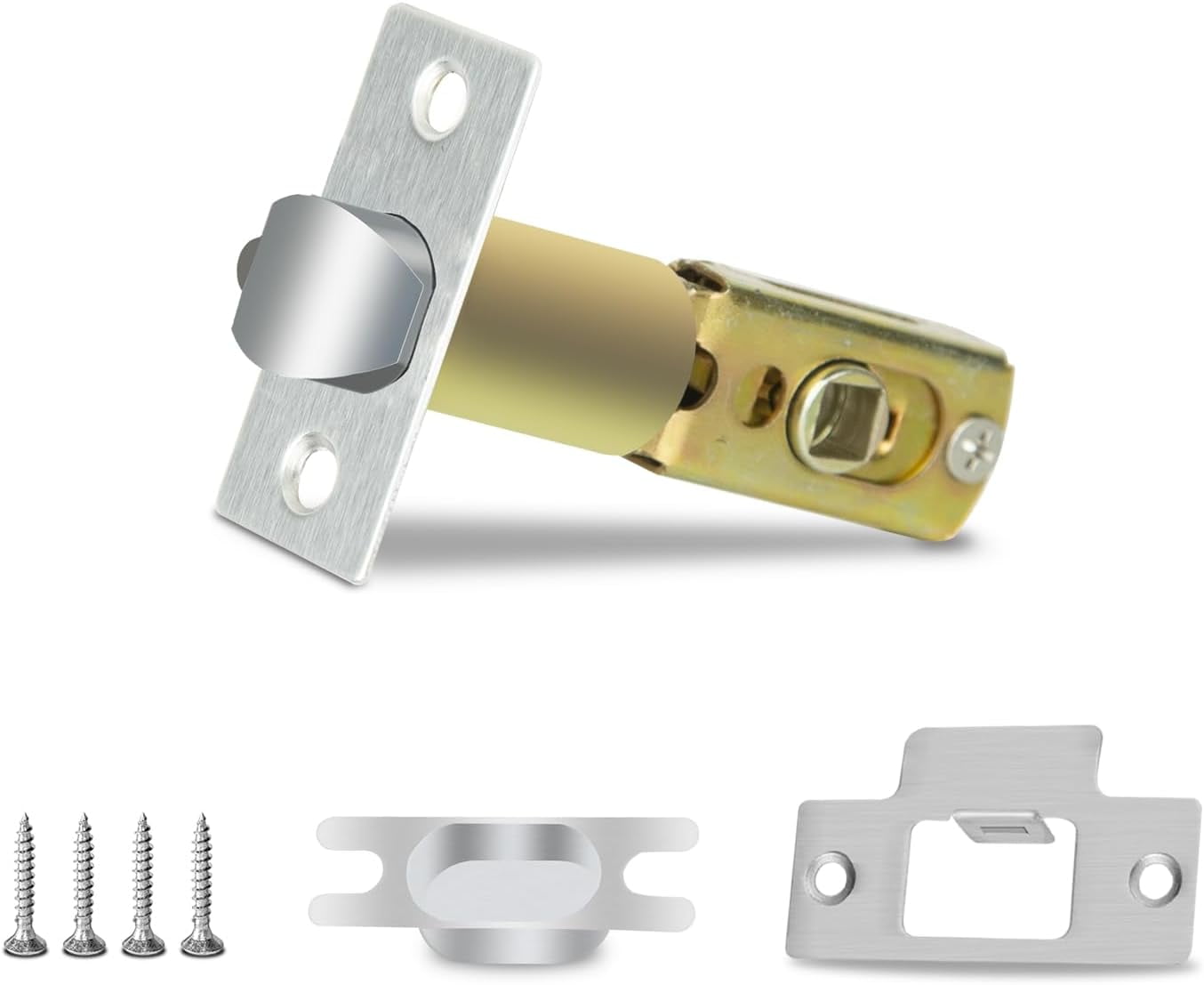 Entry Door Lock Latch Deadlatch Bolt deadbolt Latch Adjustable 2-3/8 ...
