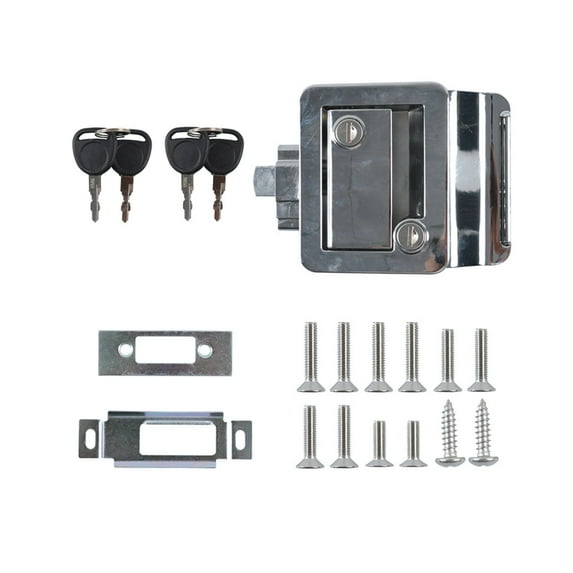 Entry Door Lock Latch Handle Zinc Alloy Door Lock Double Open Door Lock ...