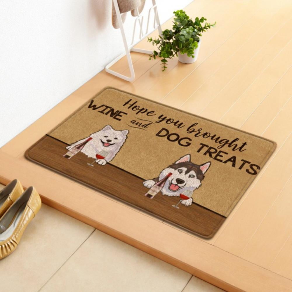 Entry Door Mat 15.7" x 23.6", Anti-skid Mat for Animal Entry Household ...