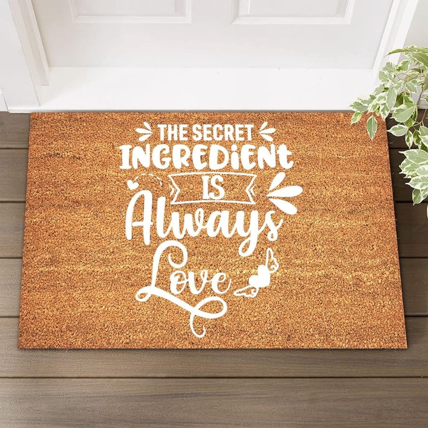 Entry Mat Quote Sayings Letters Standard Welcome Mat Weather Resistant ...