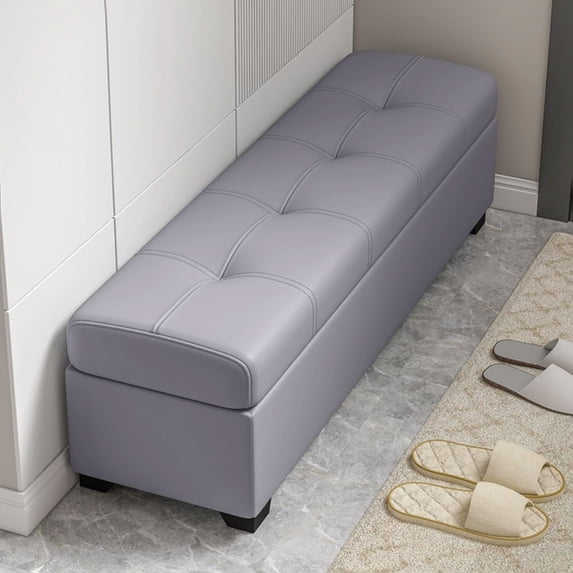 Entryway Bench with Cushioned Sea, Shoe Storage Bench with Lift Top ...