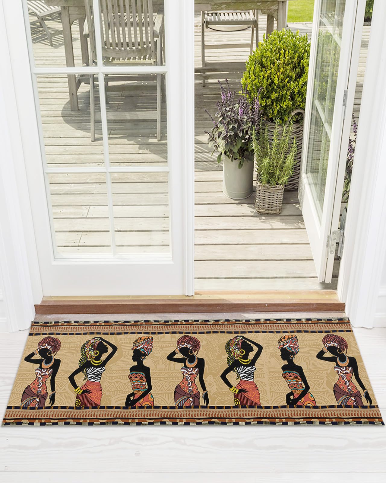 Entryway Door Mat, Non Slip Floor Mats Low-Profile Small Bathroom ...