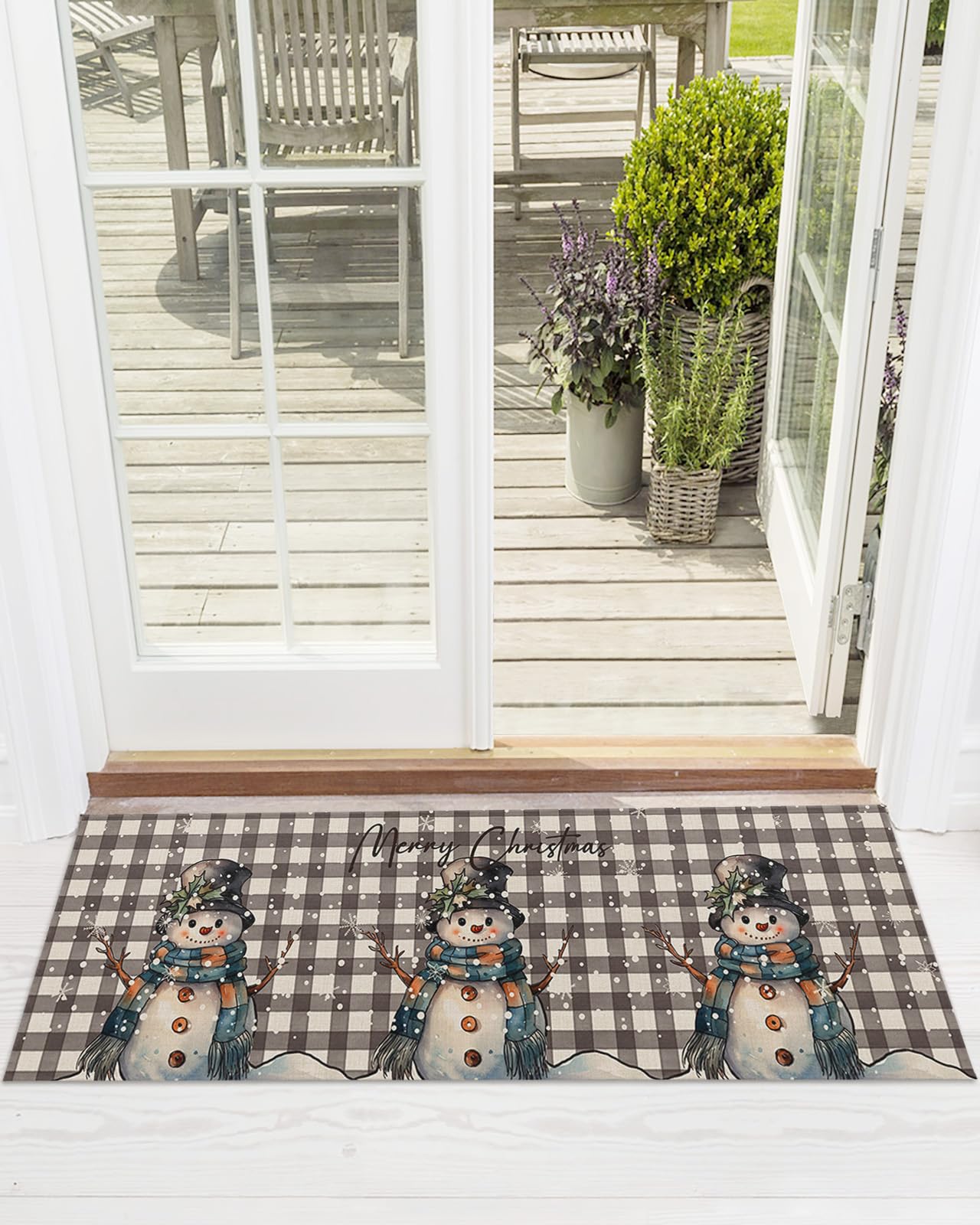 Entryway Door Mat, Non Slip Floor Mats Low-Profile Small Bathroom ...