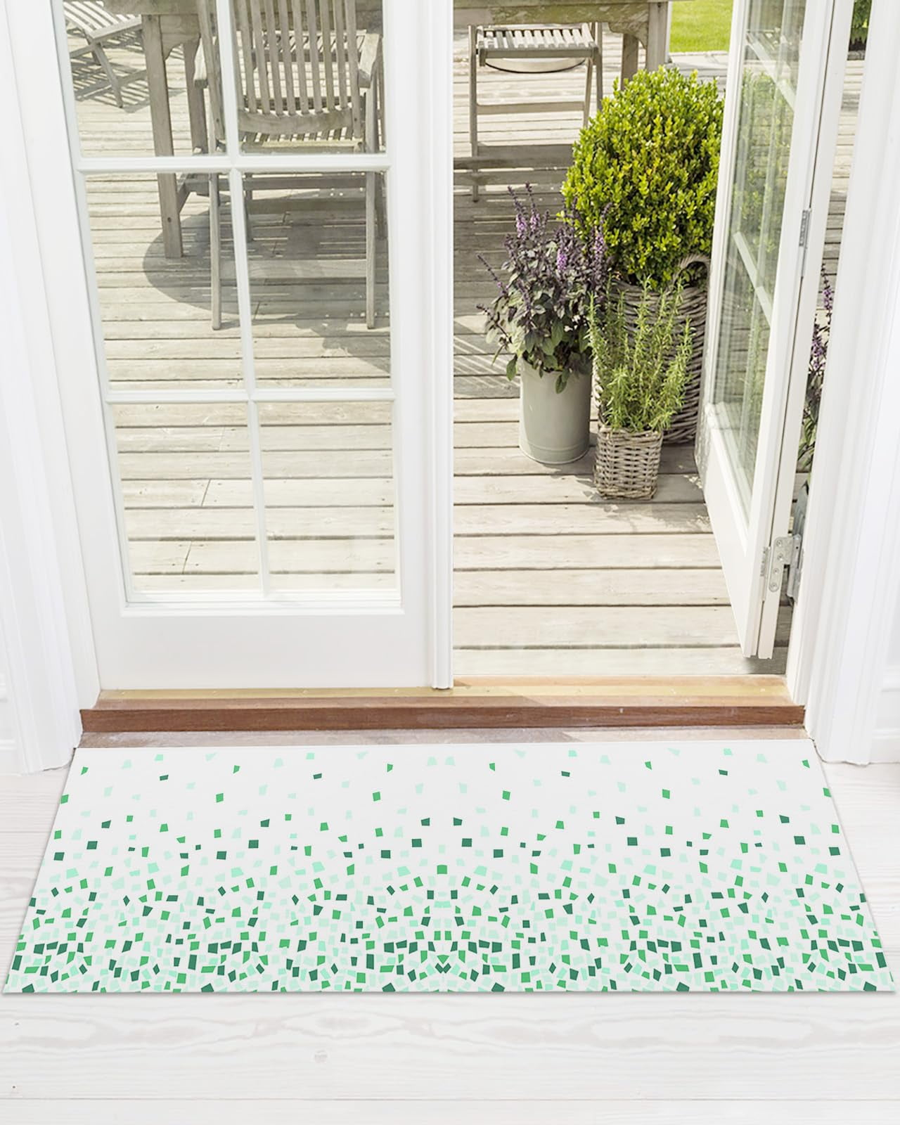 Entryway Door Mat, Non Slip Floor Mats Low-Profile Small Bathroom ...