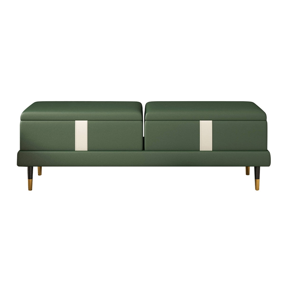Entryway Ottoman Storage Bench with Flip Lid,Upholstered Rectangular ...