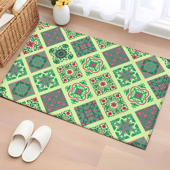 Entryway Rug 2'x3', Bohemia Small Rug for Kitchen Bathroom Door Mat ...