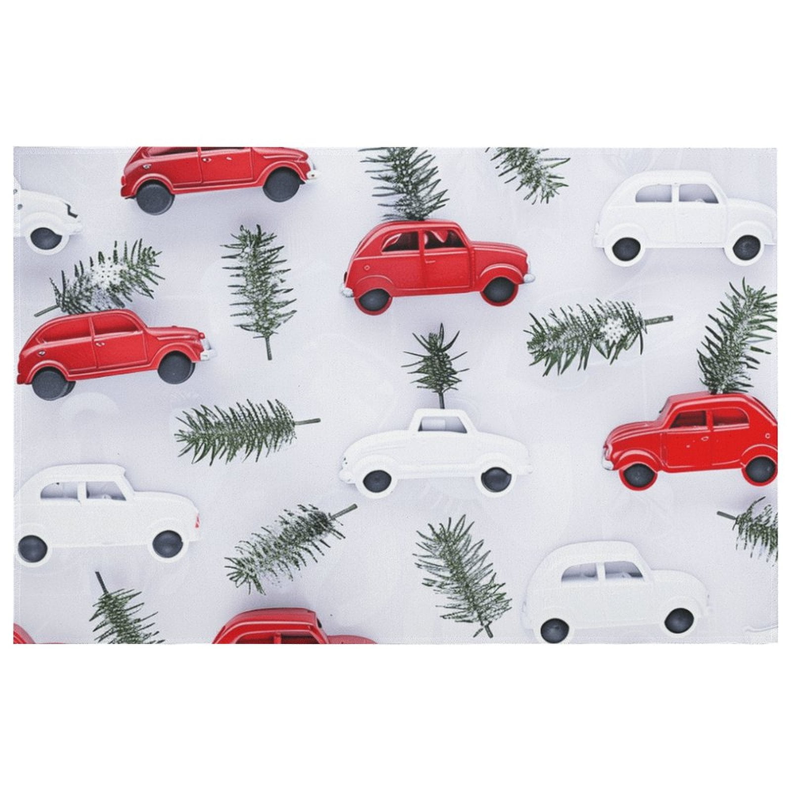 Entryway Rug Rugs Soft Small Indoor Door Mat Rug Christmas Train Cedar ...