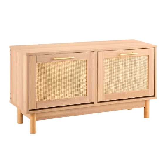 Entryway Shoe Bench, 39.4x11.8x20.9 Inch - Shoe Storage Rack with Flip ...
