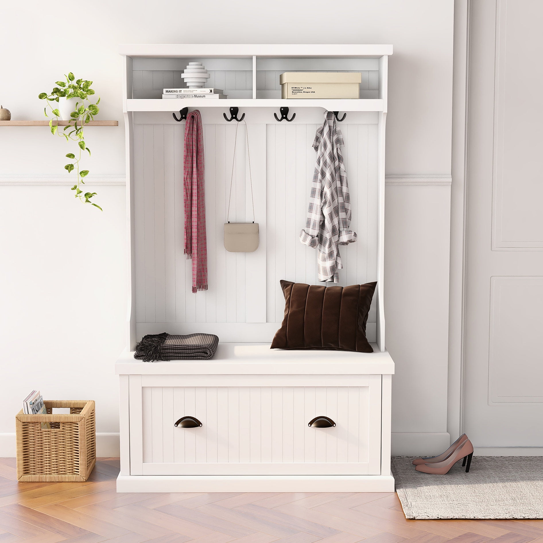 Entryway Storage Bench | Simple Design for All Home Styles | E1 Degree ...