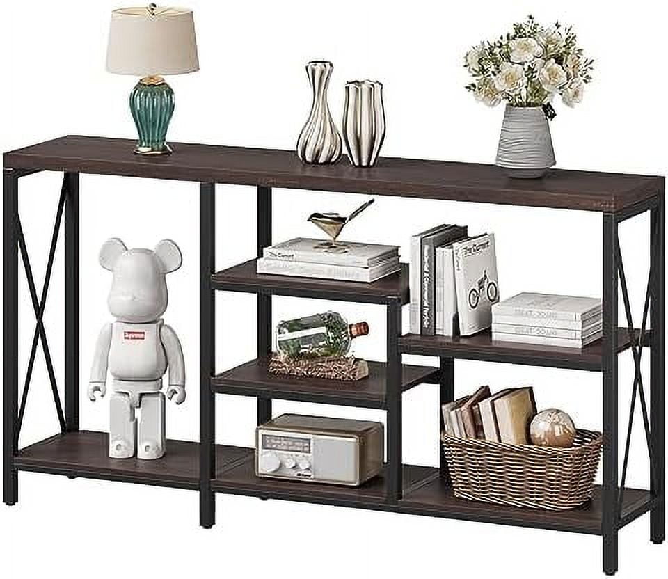 Entryway Table, Console Tables for Entryway, 55 Inch Narrow Long Sofa ...