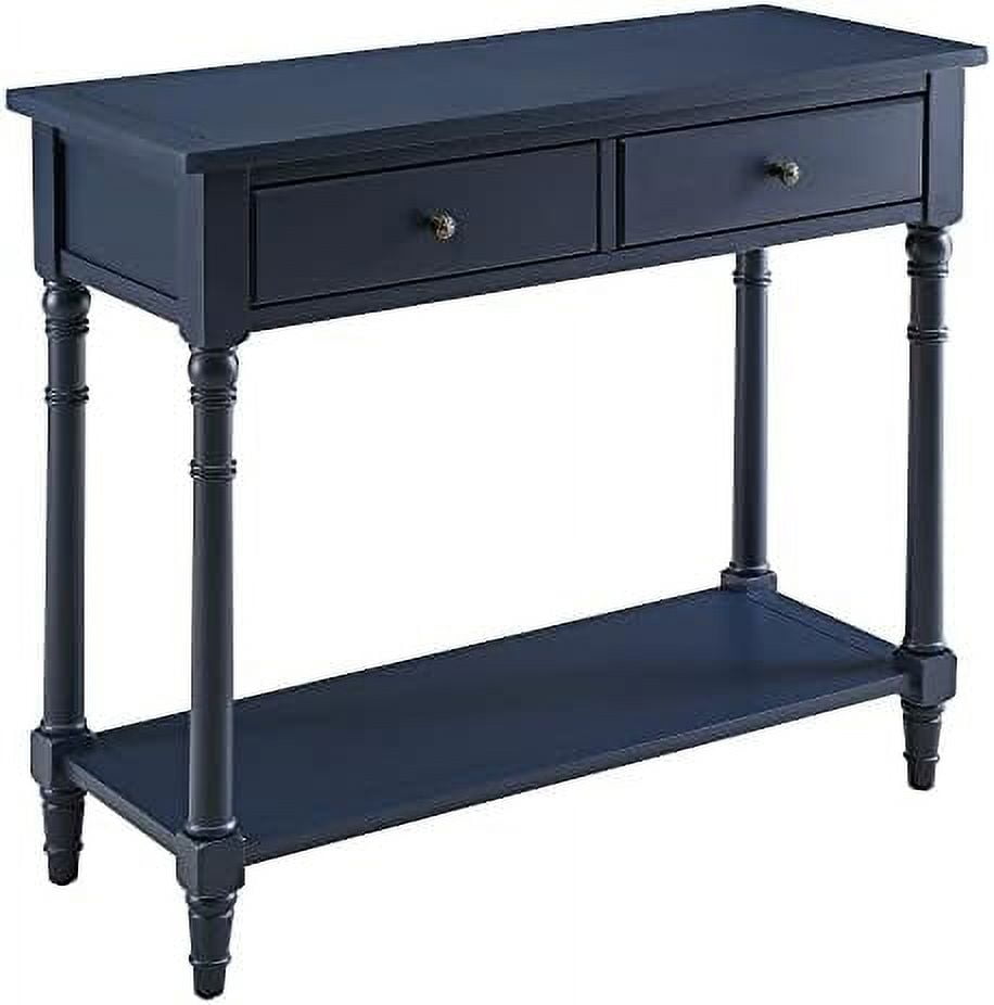 Entryway Table with Drawers Console Table with Solid Wood Entry Table ...