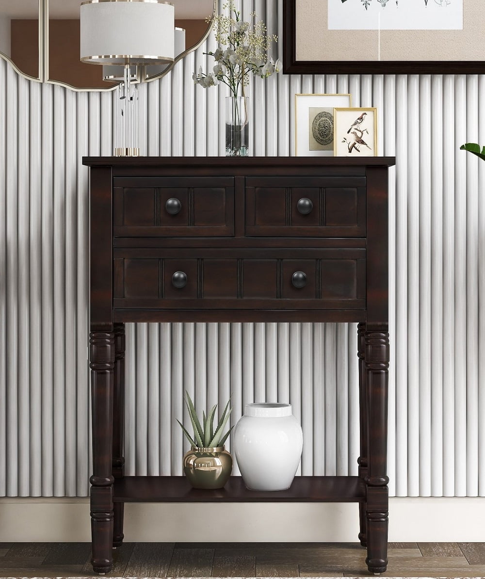 SEGMART 23" Entrance & Entryway Console Table, Small with Drawers ...