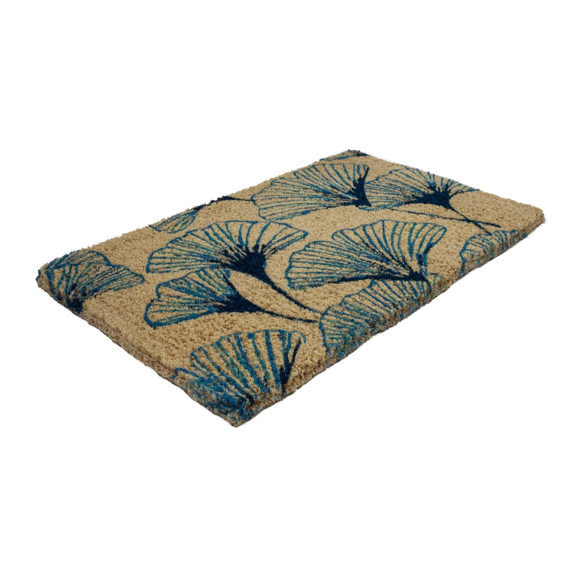 Entryways Grand Gingko Handwoven Coconut Fiber Doormat - 18 x 30 ...