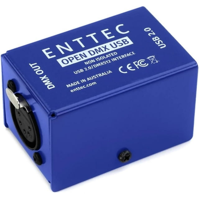 Enttec Open DMX USB 70303 Lighting Interface - Open Source/Hardware ... Enttec Open DMX USB 70303 Lighting Interface - Open Source/Hardware ...