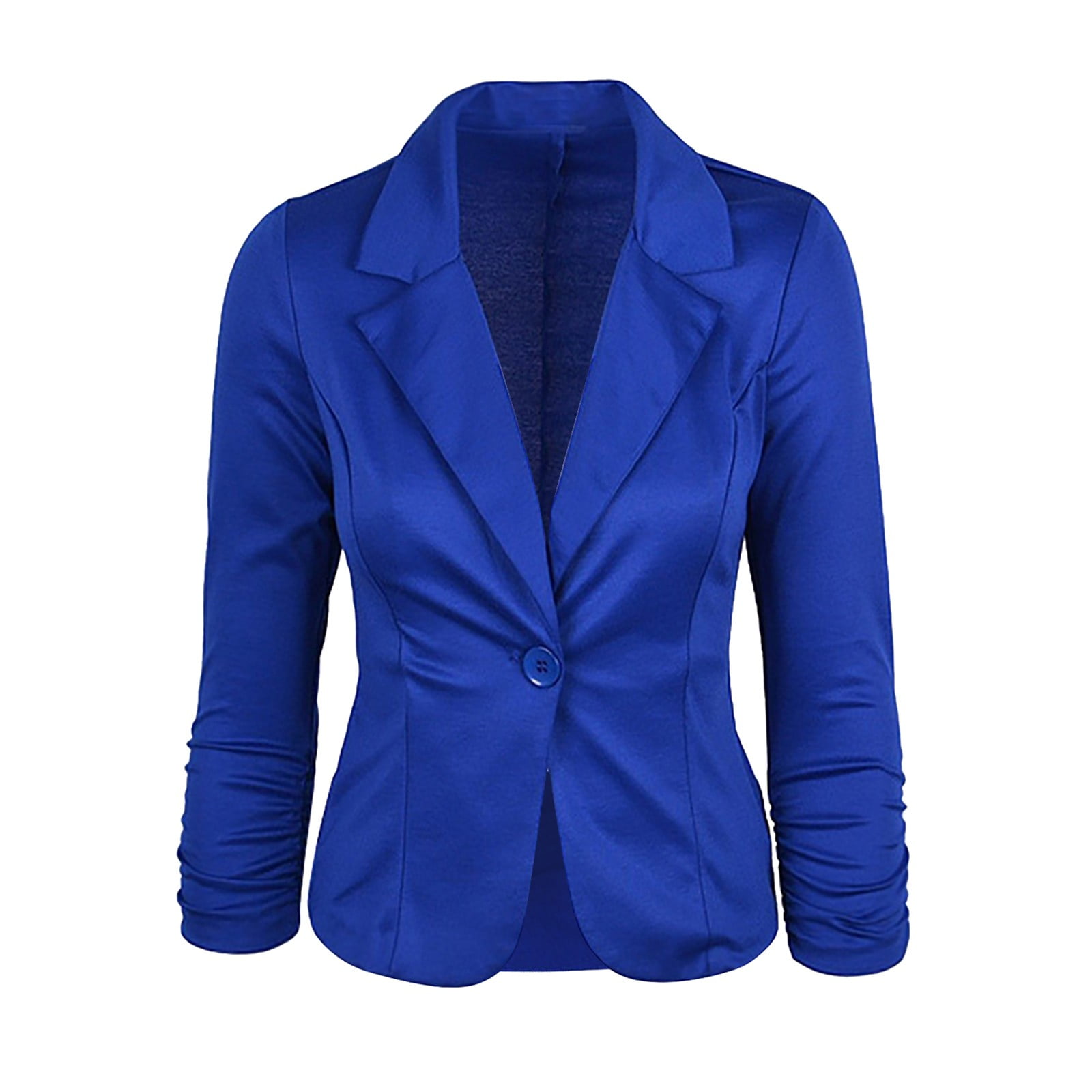 Entyinea Classic Blazer Jackets for Women Scrunch Sleeve Blazer with ...