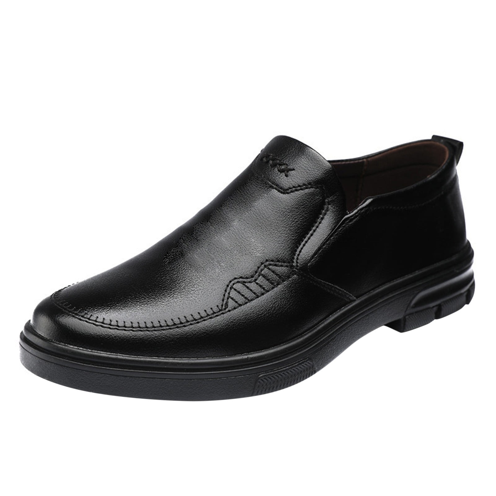 Entyinea Dress Shoes Classic Dress Shoes Comfortable Breathable Formal ...