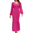 Entyinea Dresses For Women 2023 Casual Casual Long Sleeve Fall Dress