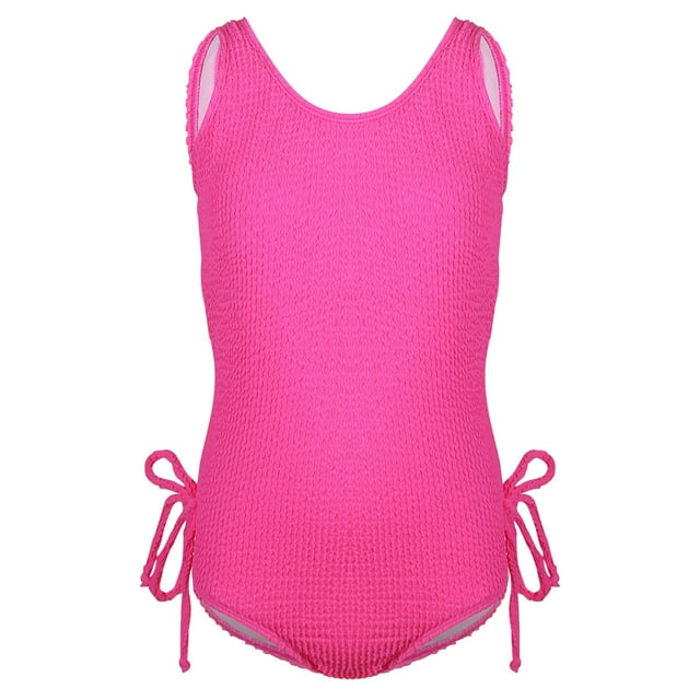 Entyinea Girls' Swimwear Swimsuit Long Sleeve Rash Guard Zipper Front ...