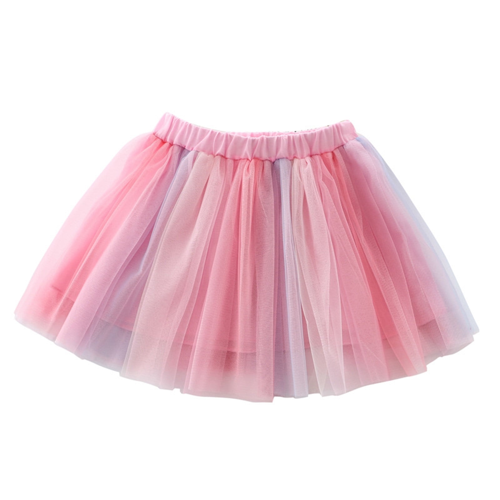 Entyinea Girls Tulle Skirts Glitter Short Kids Sparkle Skirt Toddler ...