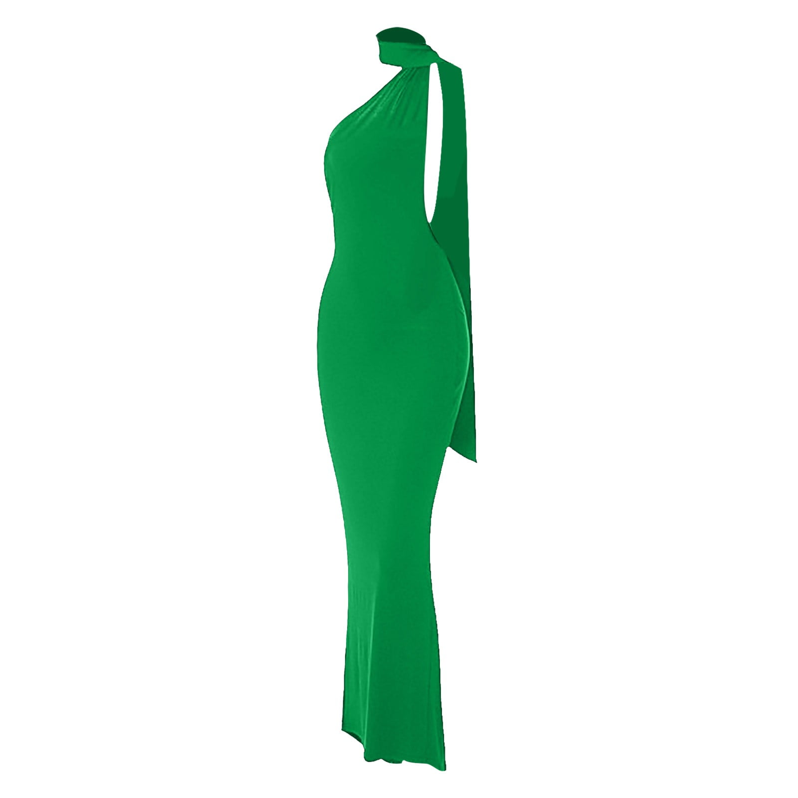 Entyinea Maxi Dresses For Women 2024 Casual Flutter Sleeveless Crew
