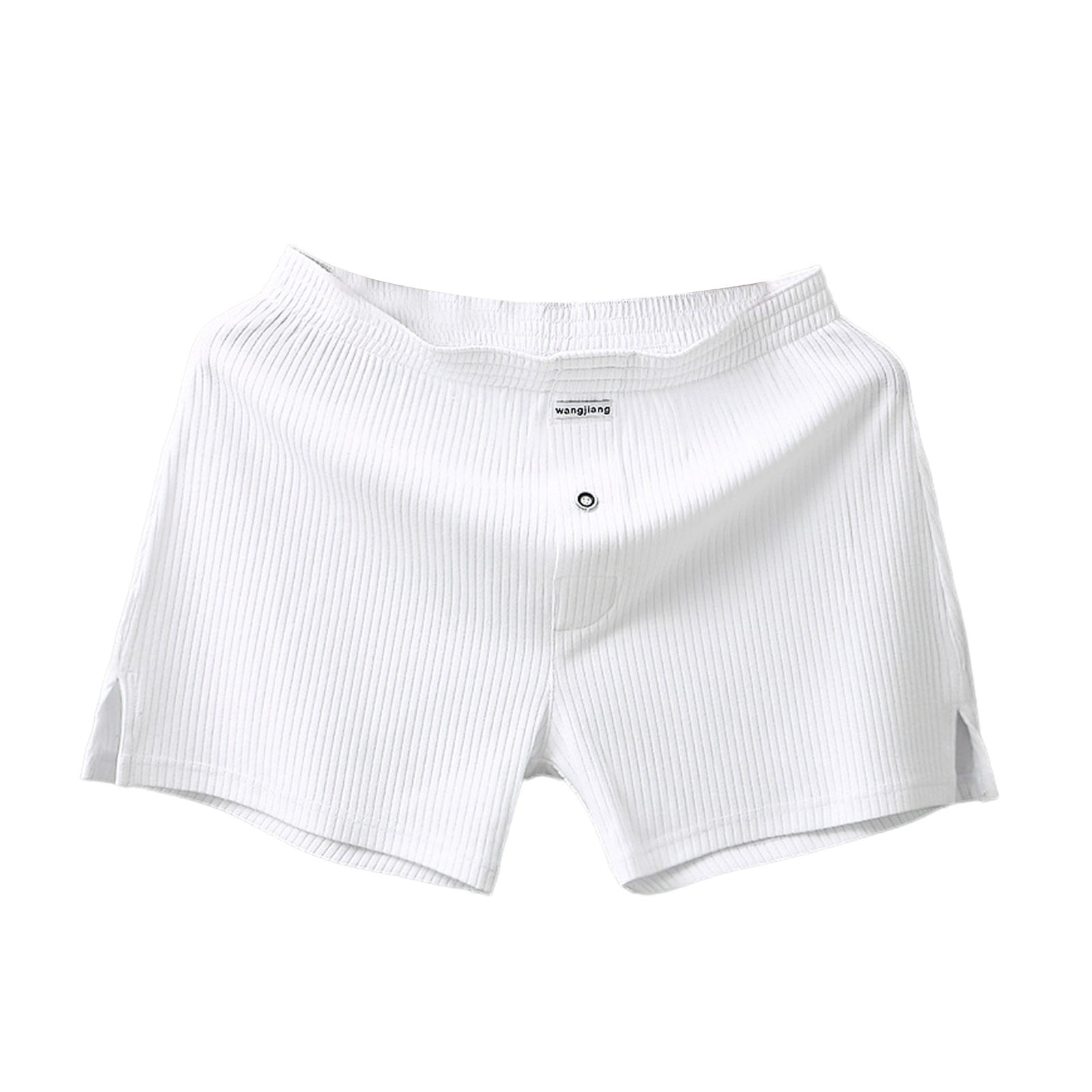 Entyinea Men's Classic Boxer Briefs Micro-Stretch Boxer Briefs,White XL ...