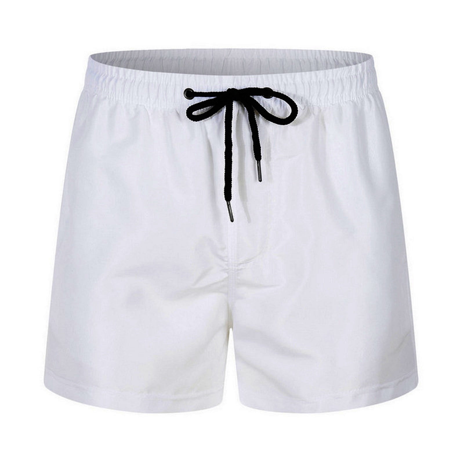Entyinea Men’s Swim Boardshorts with Stretch Long Bathing Suit Bottoms ...