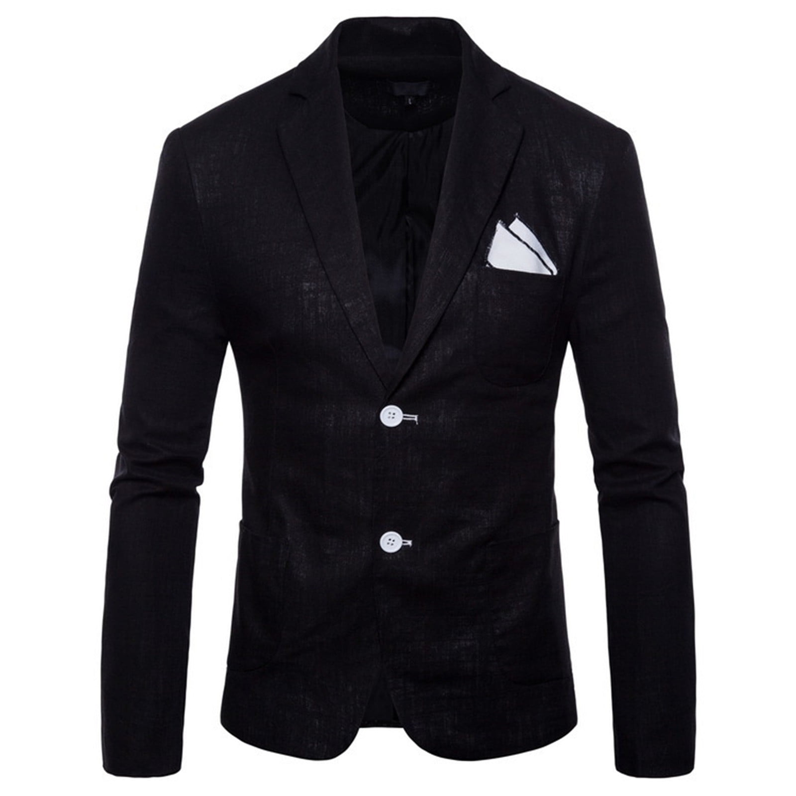 Entyinea Mens Formal Blazer Jacket Fashion Slim Fit Casual Solid One entyinea-mens-formal-blazer-jacket-fashion-slim-fit-casual-solid-one