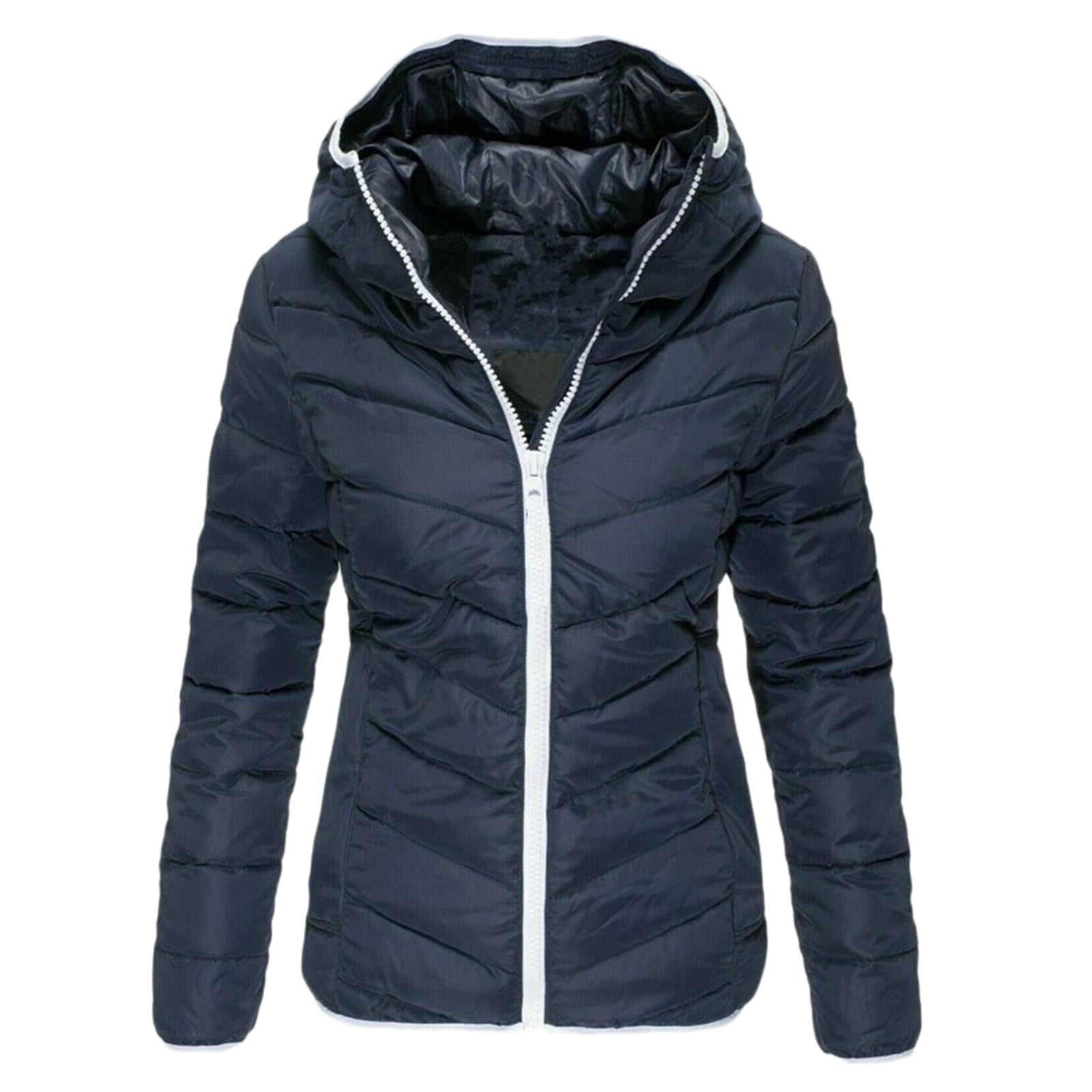 Entyinea Puffer Jacket for Women Ultra Light Weight Coat Packable ...