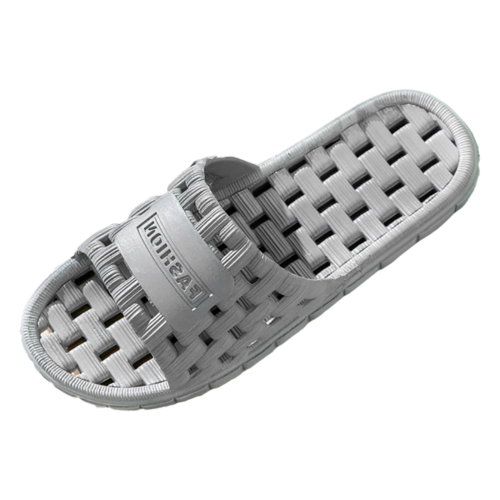 Entyinea Shower Shoes Men House Slides Shower Sandals Comfy Cushioned ...