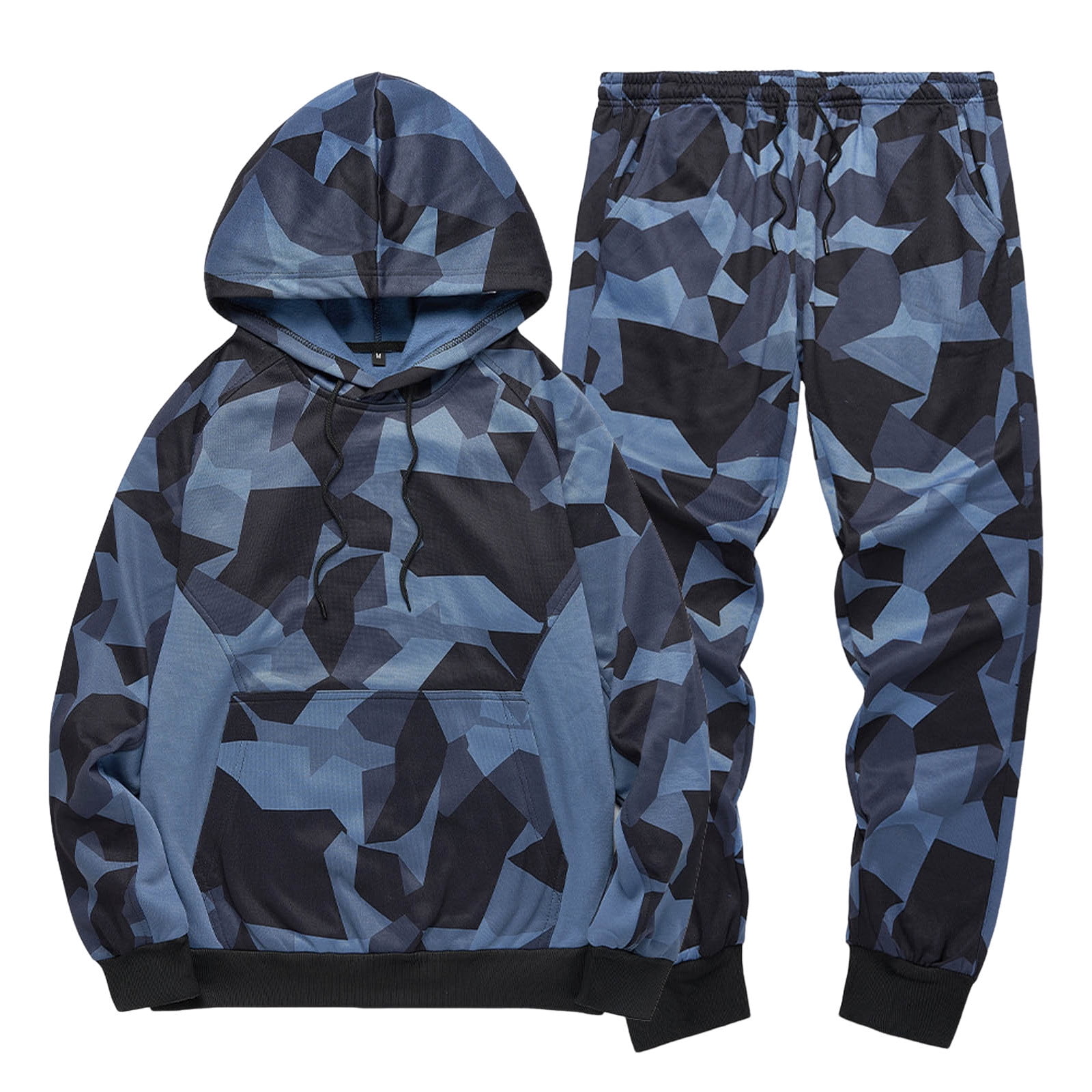 Entyinea Tracksuit Baggy Fall Winter Workout Out Hoodie Sweatpants ...