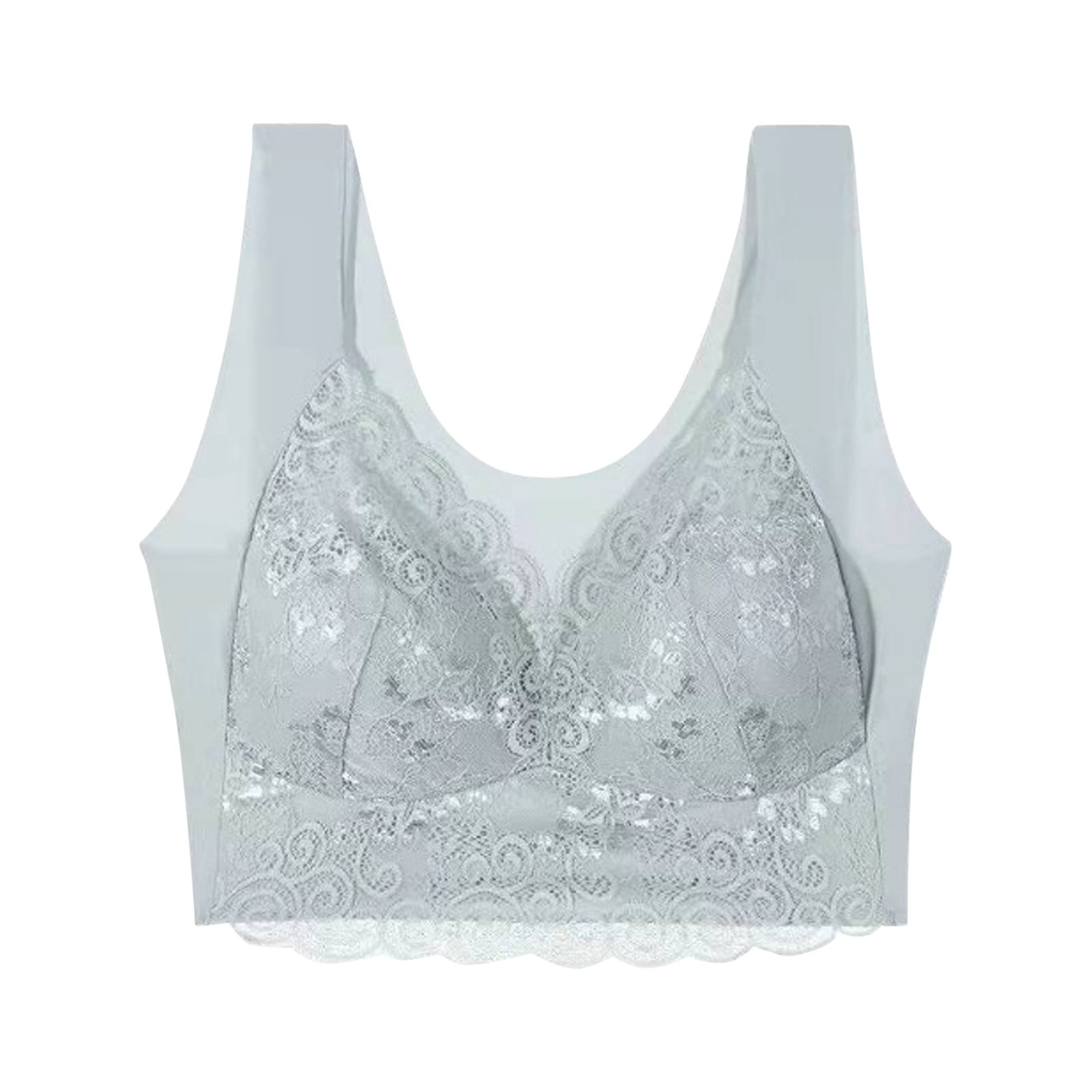 Entyinea Women's Comfort Sports Bra Longline Padded Crop Tank Yoga Bras ...