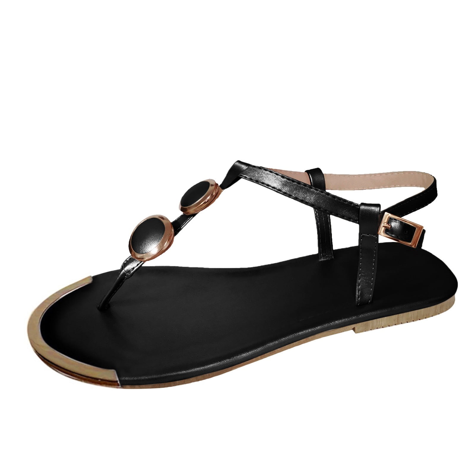 Entyinea Women's Flat Sandals House Slides Shower Sandals Extremely ...