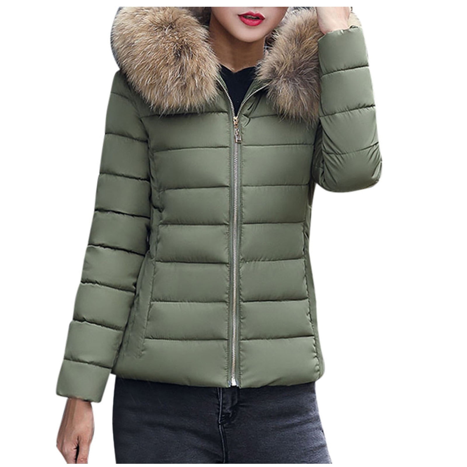 Entyinea Women's Winter Packable Jacket Lightweight Packable Jacket ...