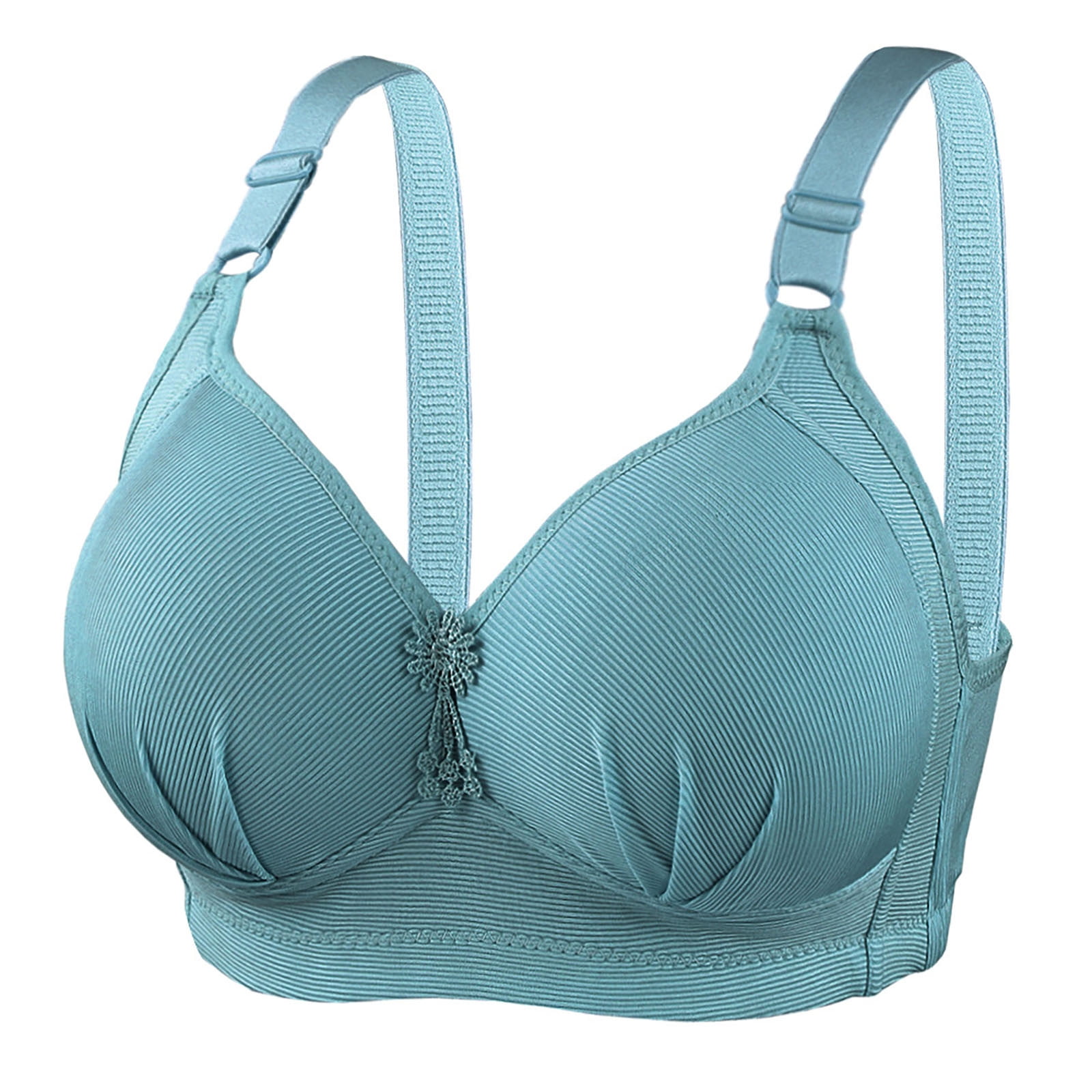 Entyinea Womens Bras Comfortable No Underwire Full Coverage Plus Size ...