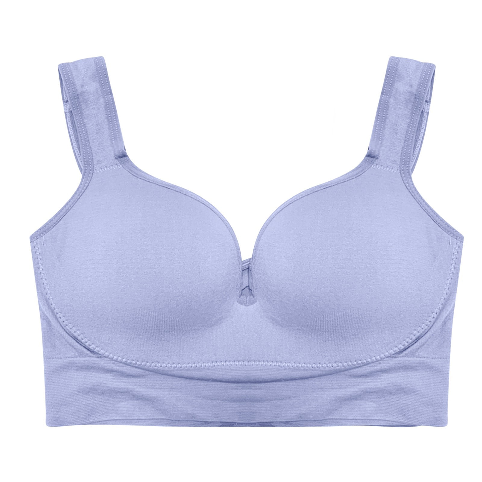 Entyinea Womens Bras Full Support Comfy Lightly Lined T-Shirt Bra with ...
