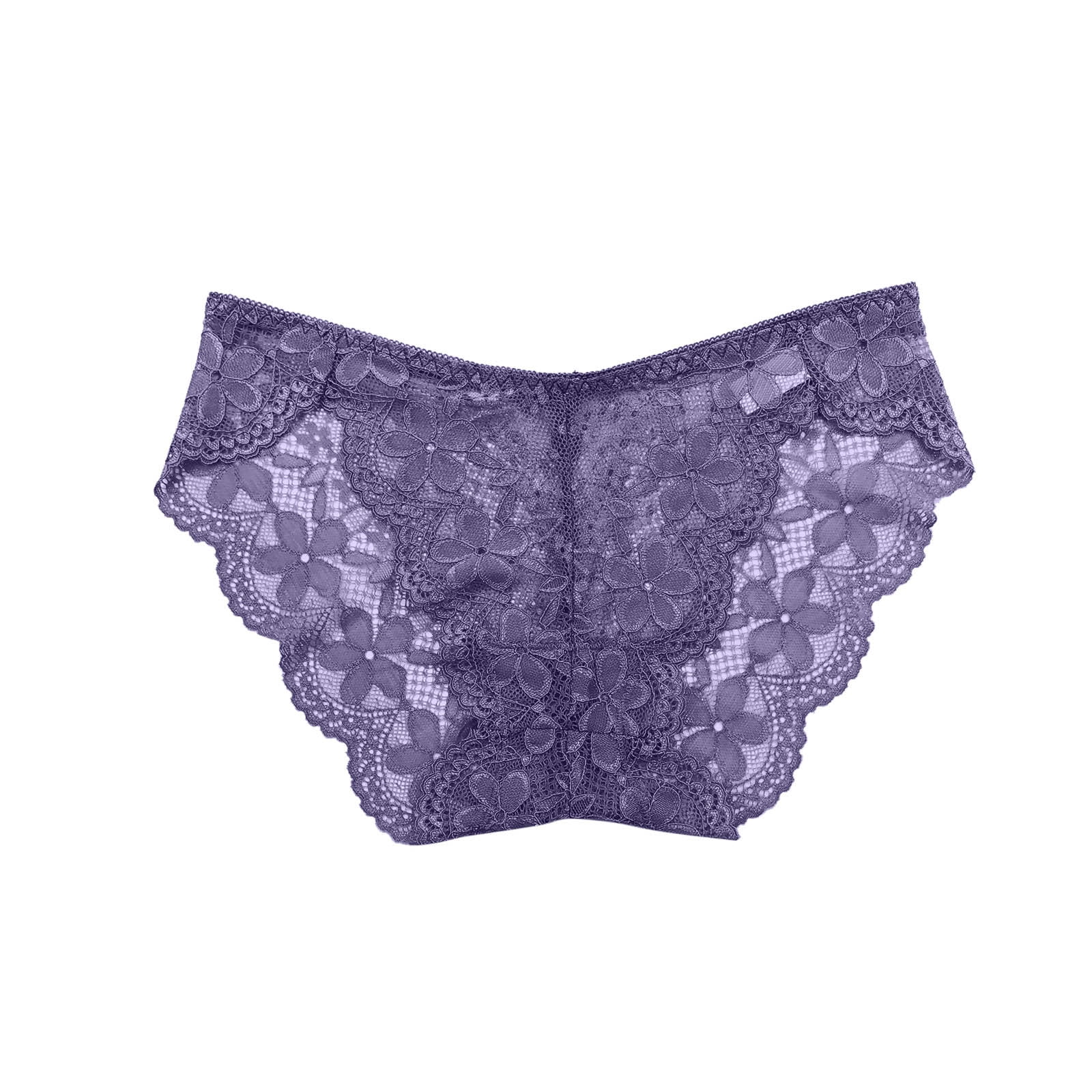 Entyinea Womens Panties Beyondsoft Low-Rise Brief Underwear Purple One ...