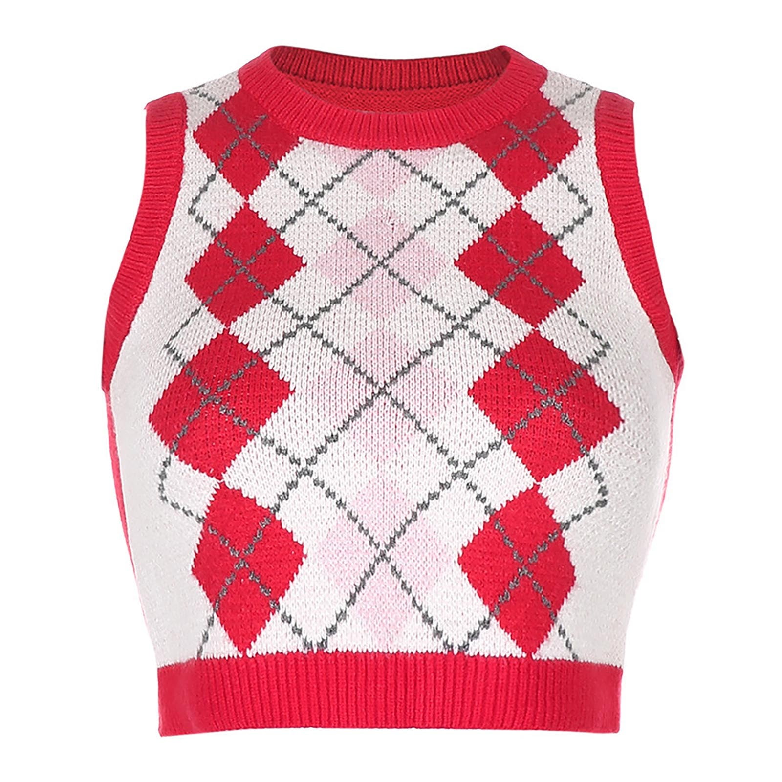 Entyinea Womens Sweater Vests Lightweight Sleeveless Pullover Autumn ...