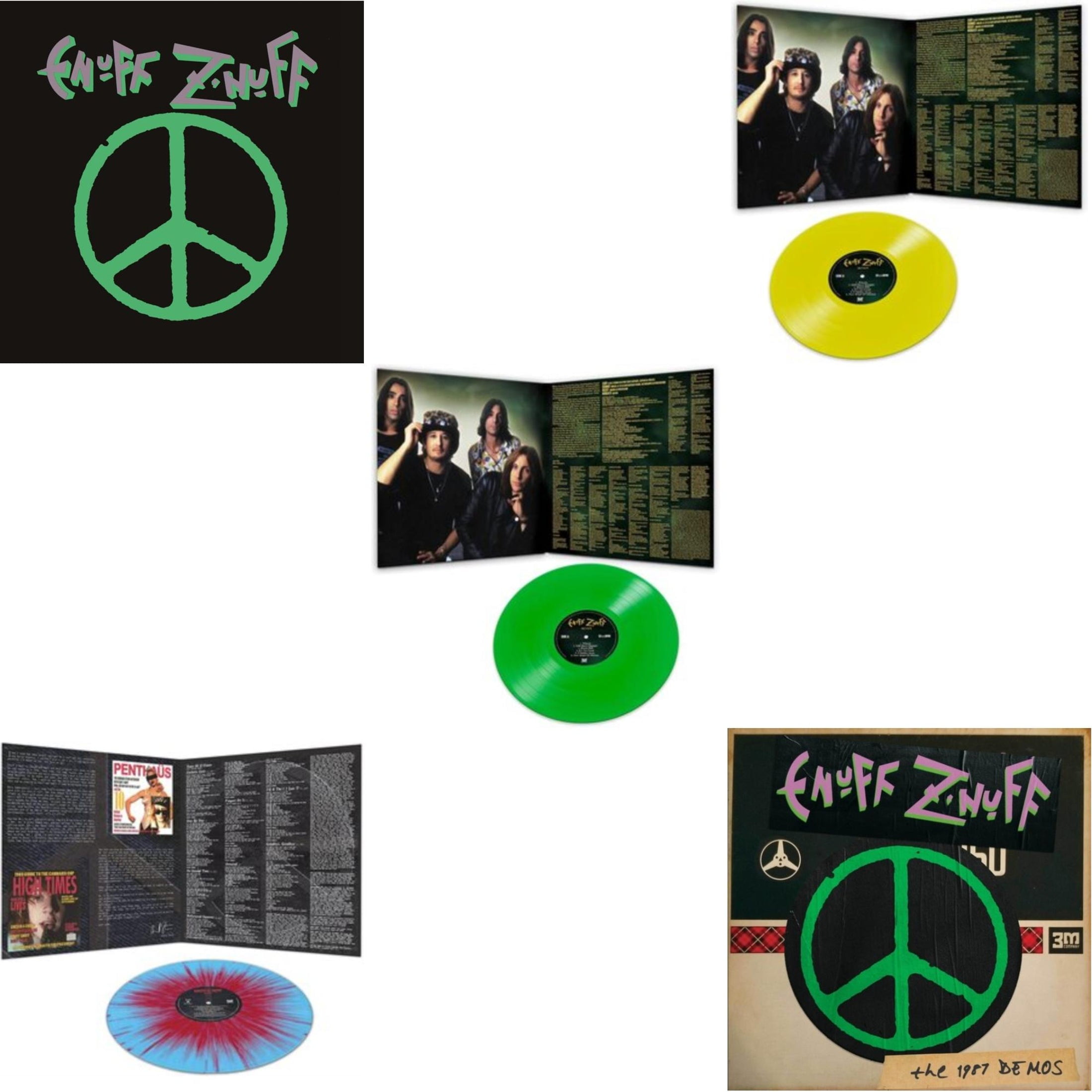 Enuff Z'nuff (180G/Green LP Vinyl/Limited Edition) & 1985 (Blue & Red ...
