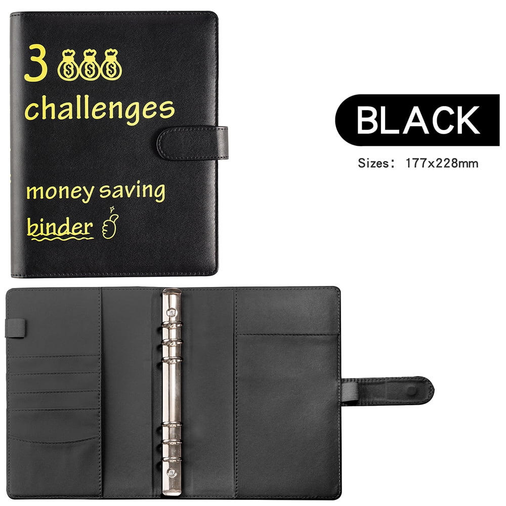 Envelope 100 Envelopes Money Saving Challenge Budget Binder PU Leather ...