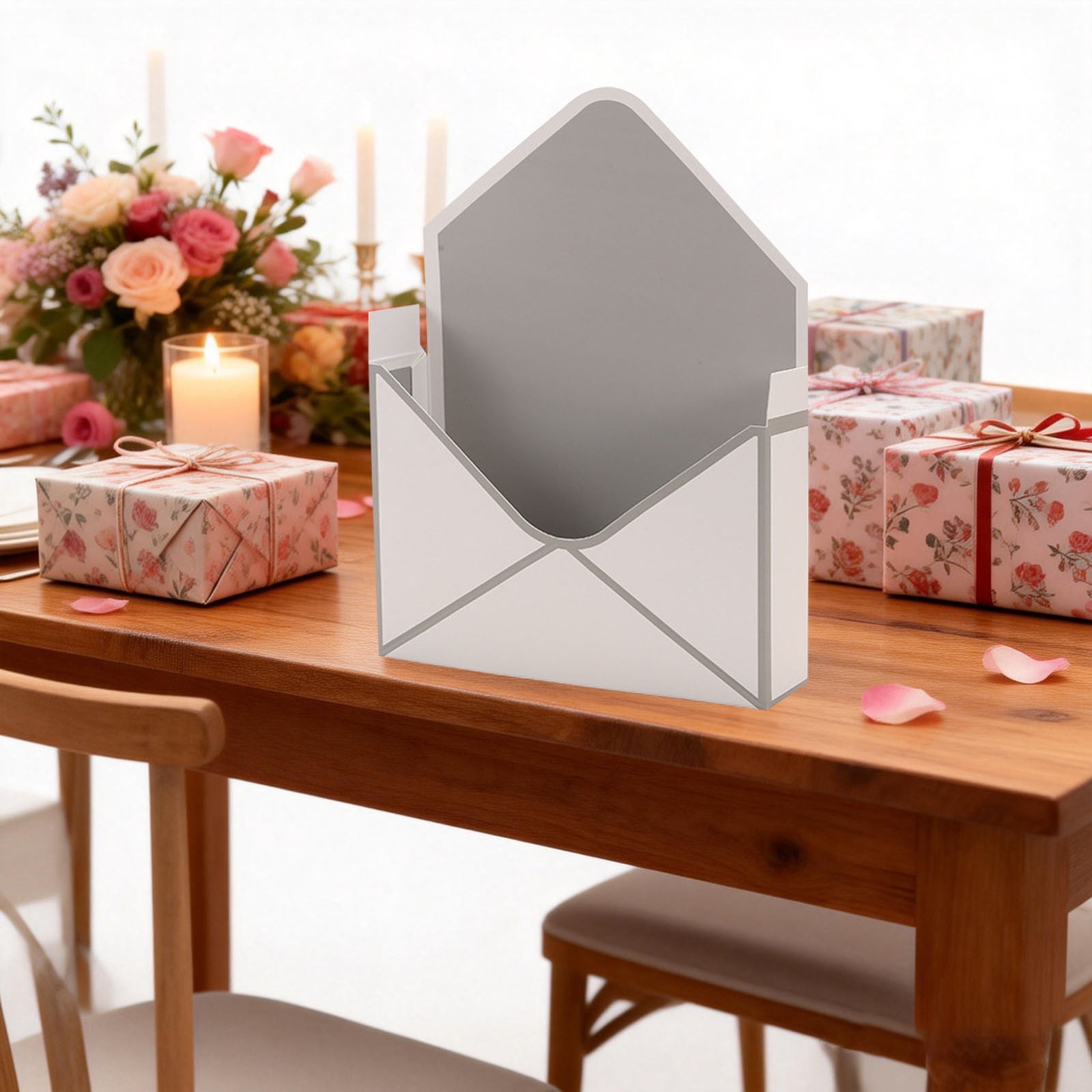 Envelope Bouquet Packaging Paper Foldable Envelope Shaped Bouquet Box ...