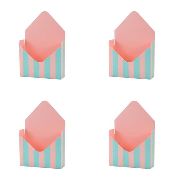 Envelope Flower Box 4Pcs, Folding Hand Hold Gift Box for Bouquets ...